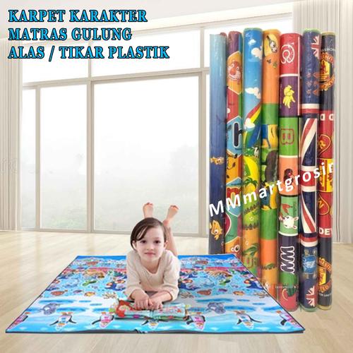 Promo Karpet Karakter Anak / Matras Gulung Karakter / Tikar Lantai ...
