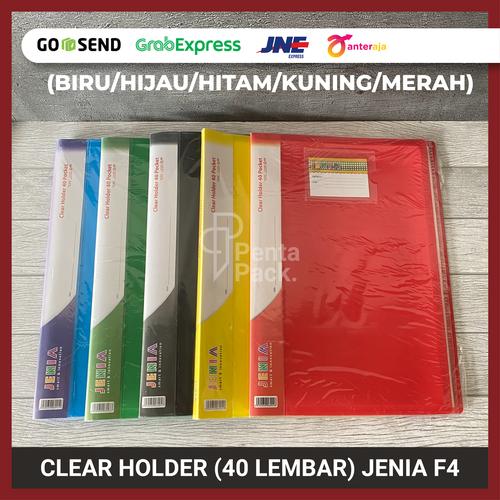 Jual Map Clear Holder 40 Pocket Lembar - F4 Polos Folio / Album Kertas ...