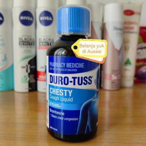 Jual DURO-TUSS CHESTY Cough Liquid (Obat Batuk) 200mL - Made in ...