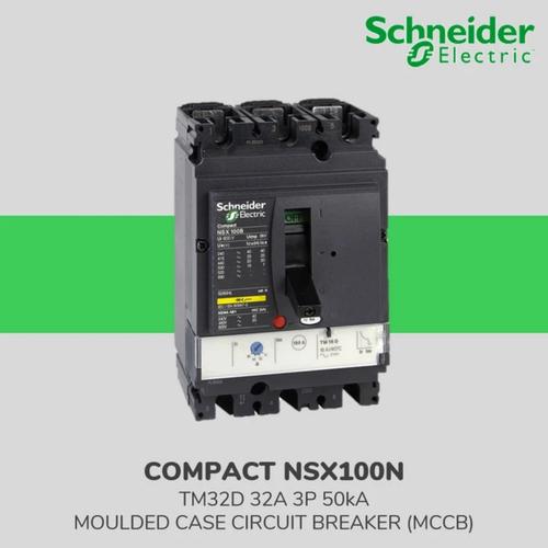 Jual Schneider Compact Mccb NSX100N 32A 3P 50kA Ref - LV429845 Original - Jakarta Pusat ...
