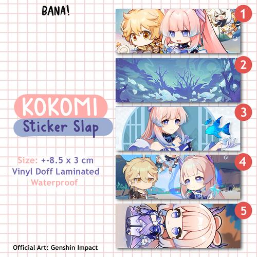Jual Stiker Slap KOKOMI Genshin ImpactWaterproof | BANA - 1 - Kab ...