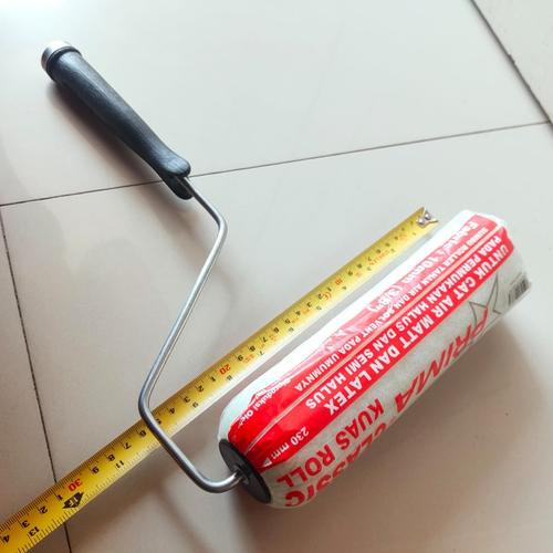 Jual Kuas cat roll besar 9" 230mm Koas rol 9in 230 mm Paint brush ...