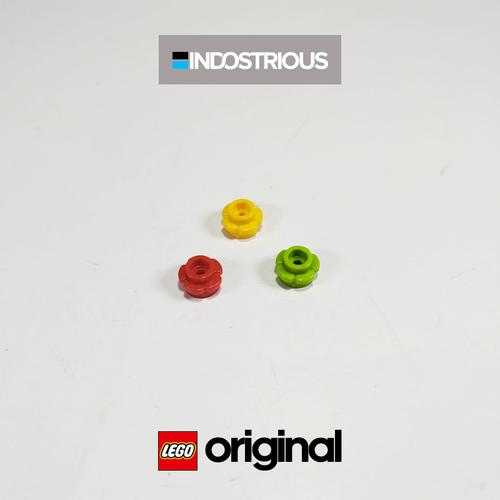 Jual Lego Original Part - 24866 Round 1x1 with Flower Edge Plant Bunga ...