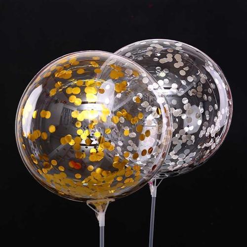 Jual Balon Isi Confetti, Balon Convetti, Balon PVC isi Confetti - Gold ...