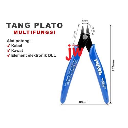 Jual Tang Plato pemotong kawat serbaguna gunting alat potong kabel wire ...