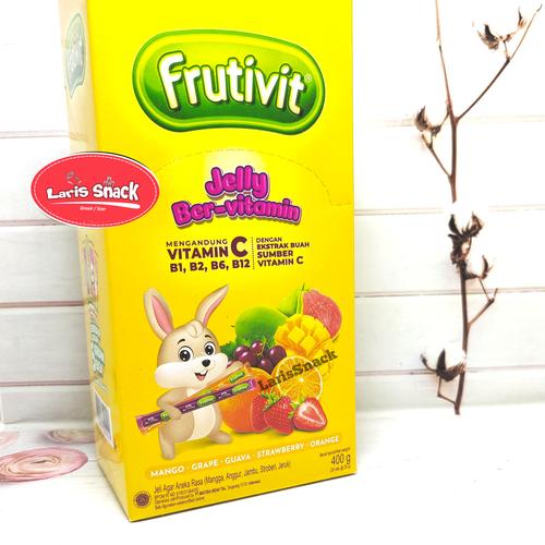 Jual FRUTIVIT Jeli / Jelly Stick Ber-vitamin C Aneka Buah isi 20pcs ...