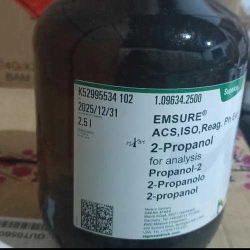 Jual 2 Propanol Merck Volume 2,5 Liter Kode :1.09634.2500 Merck ...