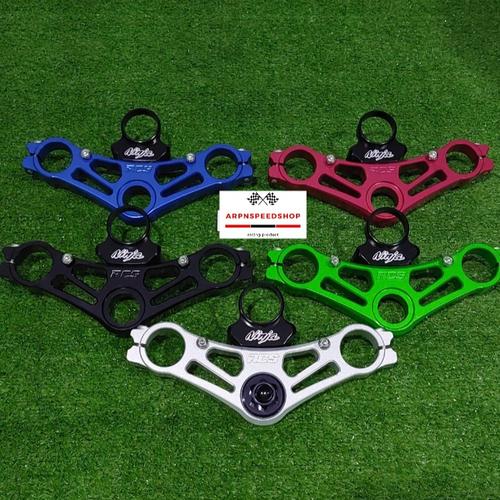 Jual TRIPLE CLAMP RCS / SEGITIGA ATAS NINJA RR ZX 150 - Hitam - Jakarta ...