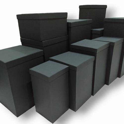 Jual kotak kado hitam custom size / hardbox hitam / box hitam custom ...