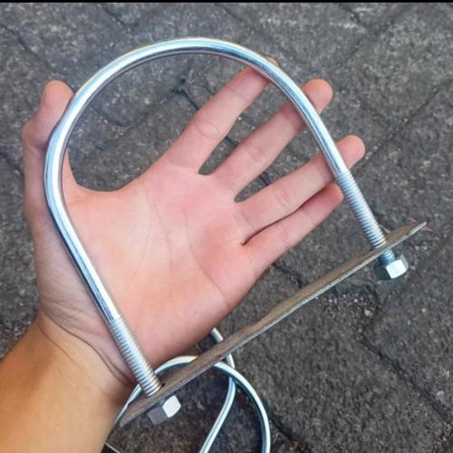 Jual Klem U bolt pipa ukuran 4 "inch + plat Galvanis - Jakarta Pusat ...