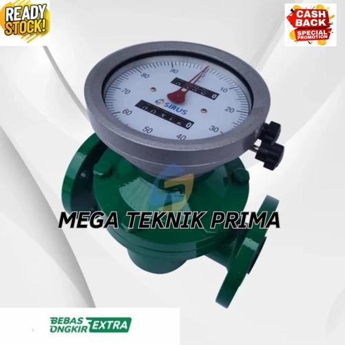 Jual FLOW METER MINYAK OGM SIRUS 1 1/2 INCH DN 40MM OVAL GEAR FLOW ...