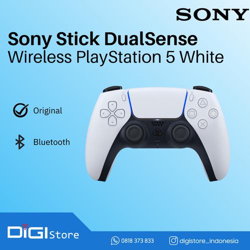 Jual Sony Stick Playstation 5 Wireless DualSense Garansi Resmi - White ...