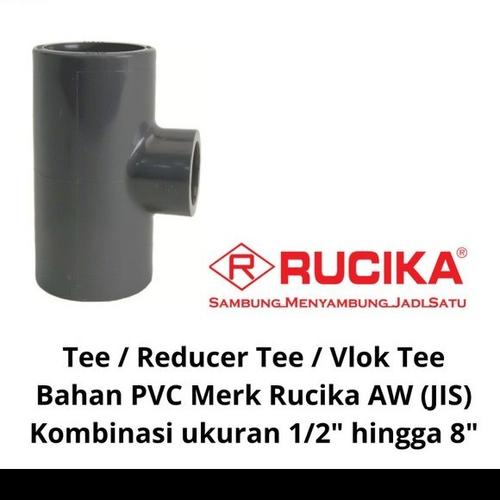 Jual Tee 4" x 3" inch PVC Rucika AW - Jakarta Utara - toko surya ...