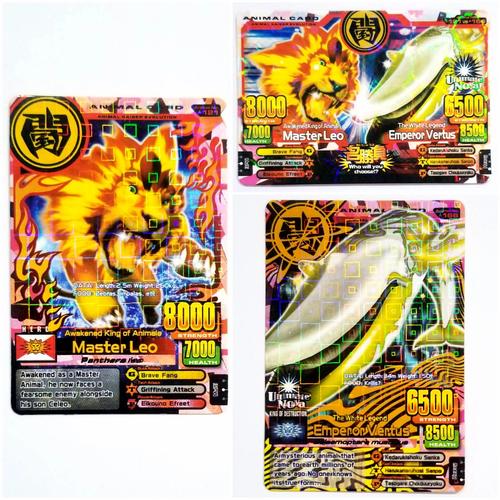 Jual Kartu Bos Animal Kaiser Ultra Rare Master Leo vs Emperor Vertus KW ...