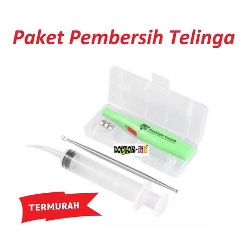Jual Alat Pembersih Telinga Korek Kuping Pembesih bercak tonsil + Box ...