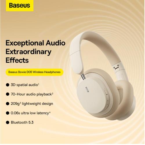 Jual Baseus Headset Encok Wireless Bluetooth Headphone Over Ear D05 ...