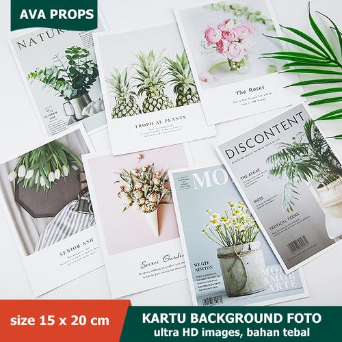 Jual Properti Foto Majalah (Satu Halaman) Prop Foto Layout Kartu ...