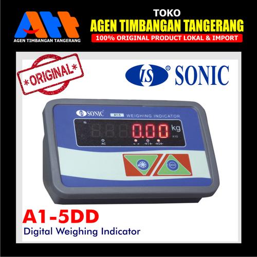 Jual Indicator Timbangan Digital ORIGINAL SONIC A1-5DD Double Display ...