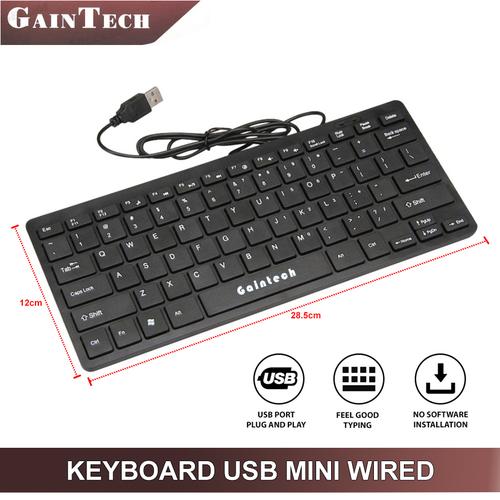 Jual Keyboard mini USB Slim Gaintech - Jakarta Pusat - Universal disc ...