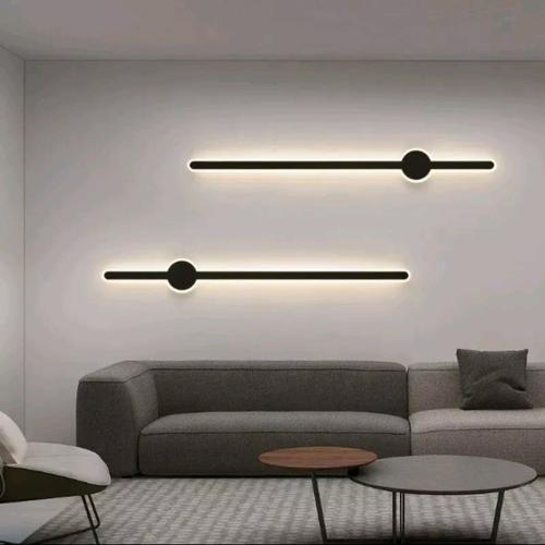 Jual Lampu dinding minimalis Led strip black - 60cm BLACK - Kota ...