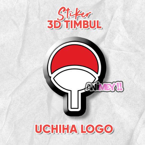 Jual Stiker Emblem 3D Uchiha Logo / Stiker Anime Gaming Resin - Kab ...