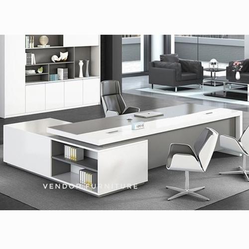 Jual Meja L Shape Meja Direksi Executive Premiun Class Meja Kerja HPL ...