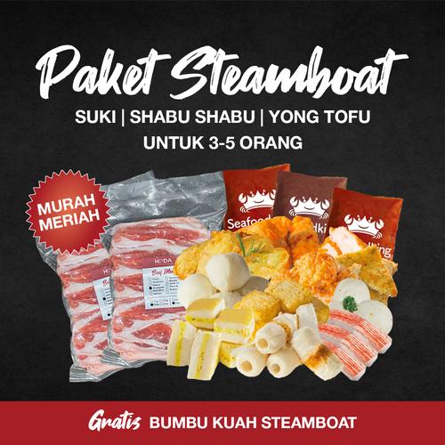 Jual Paket Combo Shabu / Sukiyaki / Steamboat Beef Slice AUS + Bumbu ...