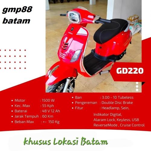 Jual SEPEDA MOTOR LISTRIK GODA GD 220 New RAPTOR KHUSUS BATAM - Kota ...