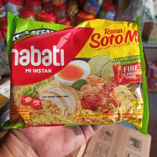 Jual Mie Nabati Rasa Soto Mi Fire Chili Tabur - Kota Bekasi - Bintang ...
