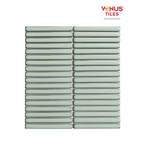 Jual Venus Mosaico | Pottery Linea Striped Pastel Green - Kota Depok ...