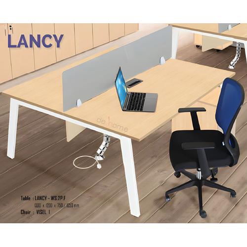 Jual Workstation Indachi - Lancy New Meja Kerja Kantor - 4 Person - Kab ...