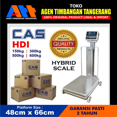Jual Timbangan Hybrid CAS HDI Kap. 600kg 500kg 300kg Timbangan Industri - Kap. 150kg - Kab ...