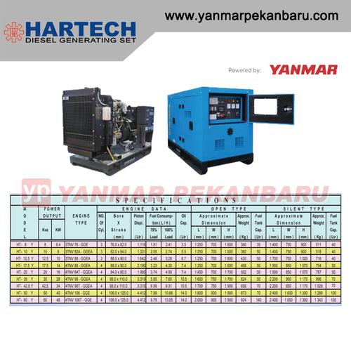 Jual Genset / Generator Silent HARTECH x Engine YANMAR [BOOK FEE] - 8 ...