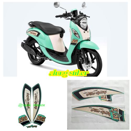 Jual stiker striping lis body motor yamaha fino sporty 125 fi 2021 ...
