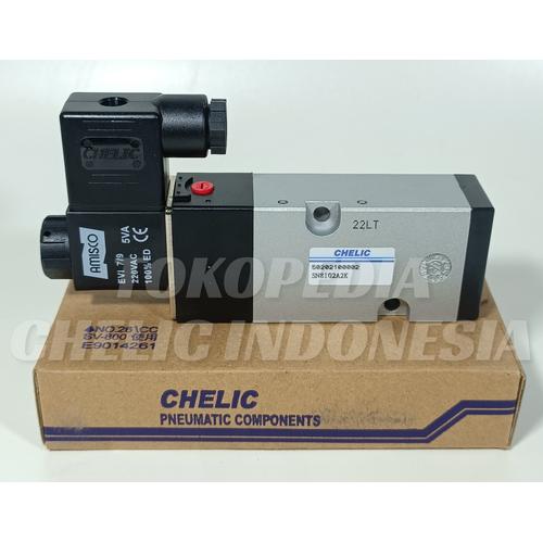 Jual SOLENOID NAMUR VALVE SINGLE 5/2 PORT 1/4" ORIGINAL CHELIC SN8102 - 220VAC - Kota Surabaya ...