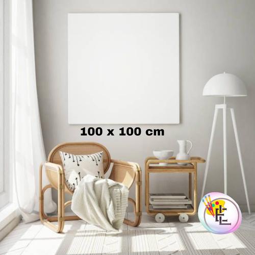 Jual kanvas Canvas lukis putih polos siap pakai 100x100 110x110 120x120 ...