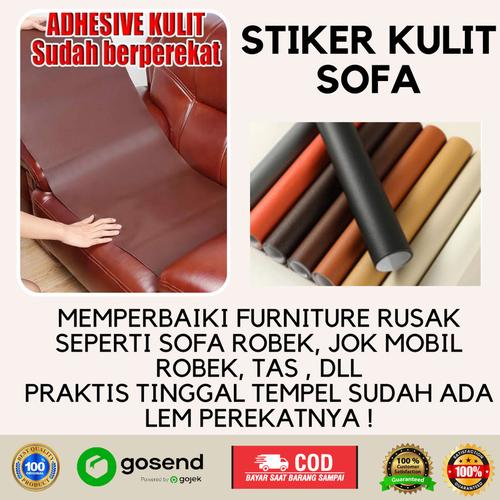 Jual Stiker Kulit Sofa Sticker kulit Sofa meja Dll Furnitur 20 x 120 CM ...