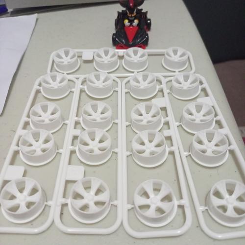 Jual velg A Spoke isi 5 set..ori loosekit Tamiya - Hijau - Kota ...