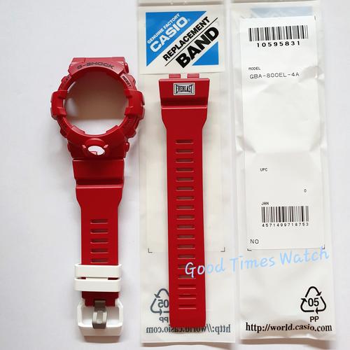 Jual PAKET STRAP BEZEL G-SHOCK GBA-800EL-4 GBA 800EL GBA 800 CASIO ...