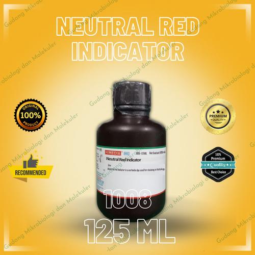 Jual Neutral Red indicator - Indicator Mikrobiologi, 125 ml - Kab ...