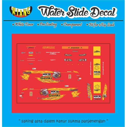 Jual Decal Hot Wheels Nissan Silvia S15 HKS Genki - Kota Denpasar ...