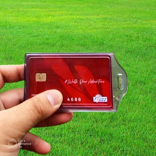 Jual Casing ID Card Holder Portrait Vertikal 1 dan 2 Sisi Lentur Karet ...
