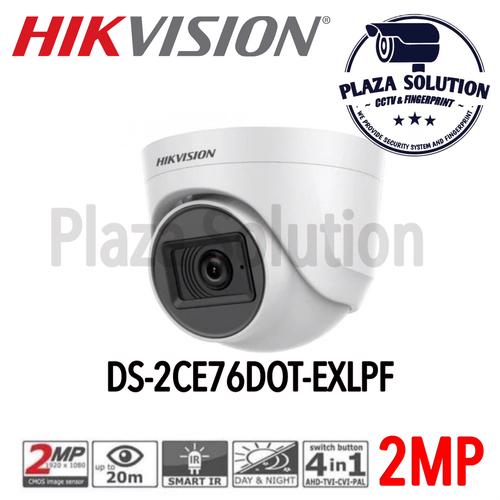 Jual CCTV HIKVISION 2MP COLORVU DUAL LIGHT FULL HD DS-2CE76DOT-EXLPF ...