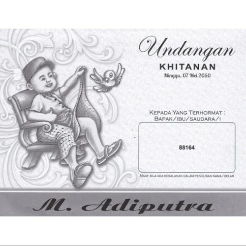 Jual Era Baru ERBA 88164 Blangko Undangan Khitan - Kota Surabaya ...