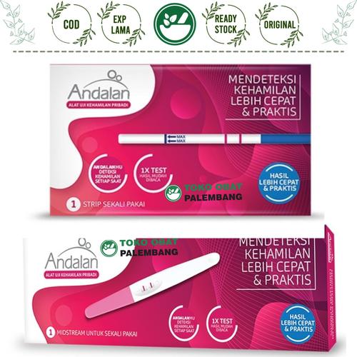 Jual ANDALAN MIDSTREAM PREGNANCY TEST PACK TESPEK ALAT UJI KEHAMILAN ...