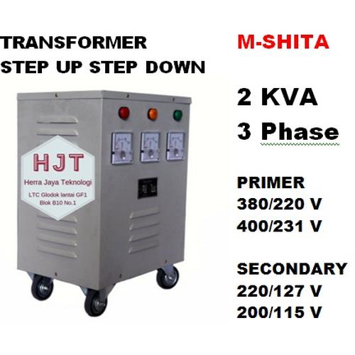 Jual Transformer Trafo Step Up Step Down 2 KVA 3 Phase - Jakarta Barat ...