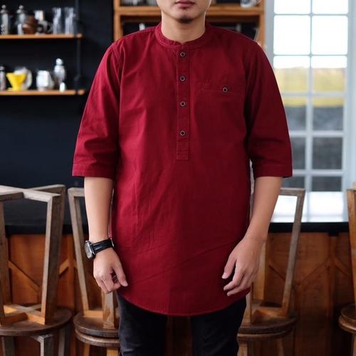 Promo Baju Koko Katun Toyobo Polos Lengan Pendek Ukuran M L XL XXL 3XL ...