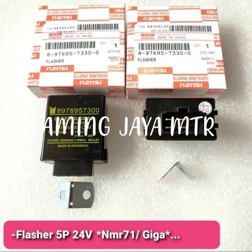 Jual FLASHER FLASER SEN SEIN SENT LAMPU RELAY ISUZU NMR71 GIGA 24V 5 ...