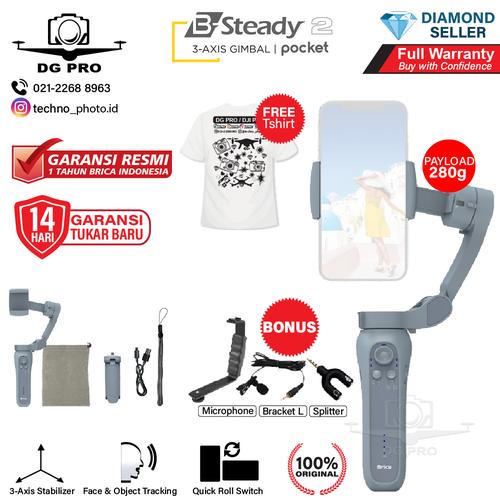 Jual Brica B-Steady 2 Pocket 3-axis Gimbal Stabilizer - BSteady 2P - 2 ...