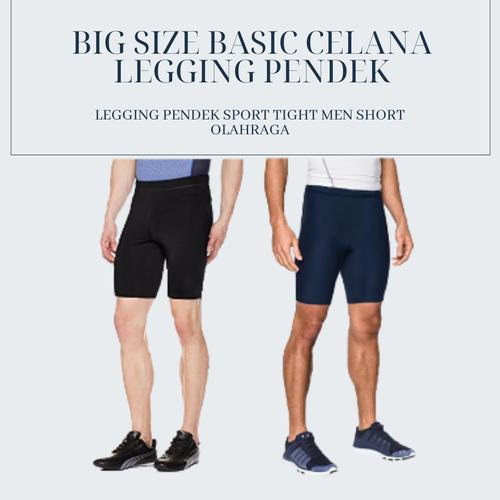 Jual BASIC CELANA LEGGING PENDEK SPORT TIGHT MEN SHORT - SPORT ...